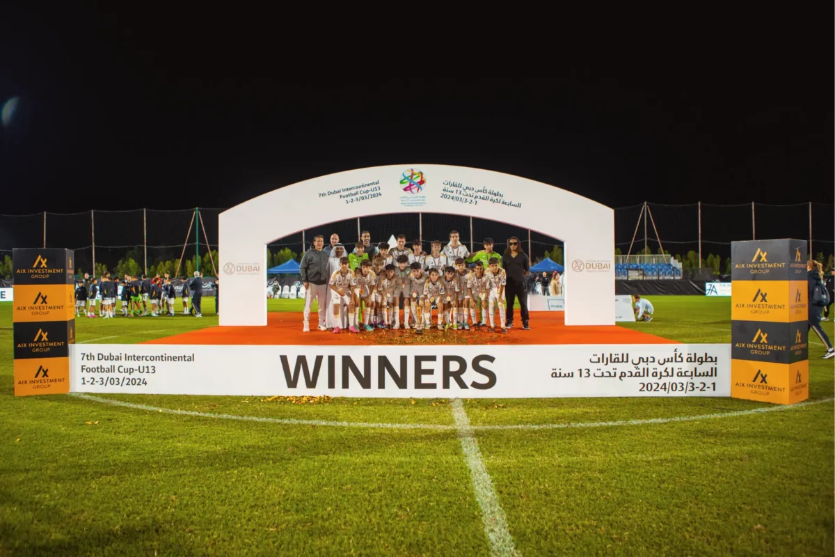 Champions at Dubai Intercontinental Football Cup U13 2024
